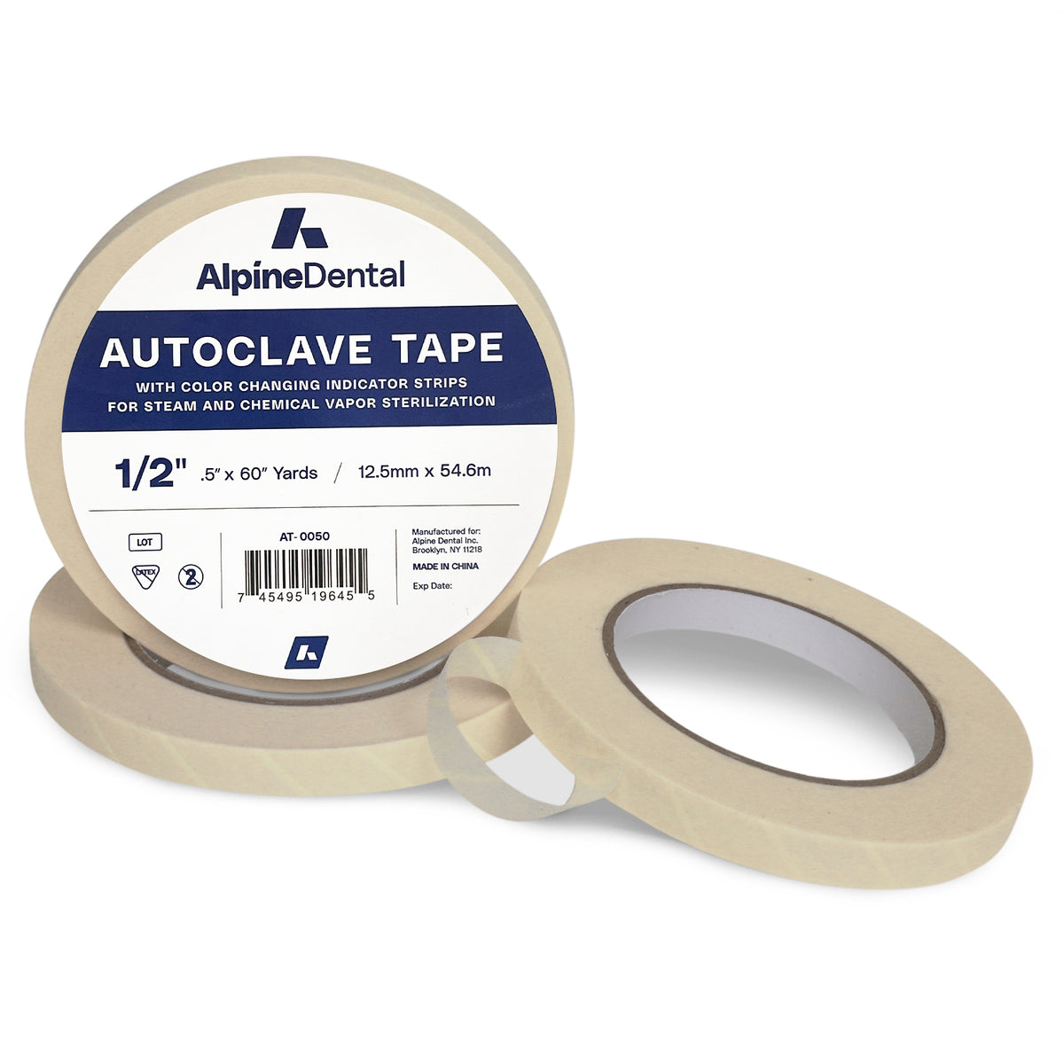 Autoclave Tape with Indicator Strips 60 Yards Roll – Everest Oral Care